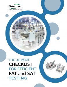 THANK YOU FAT/SAT Checklist - Orientech Automation Solutions